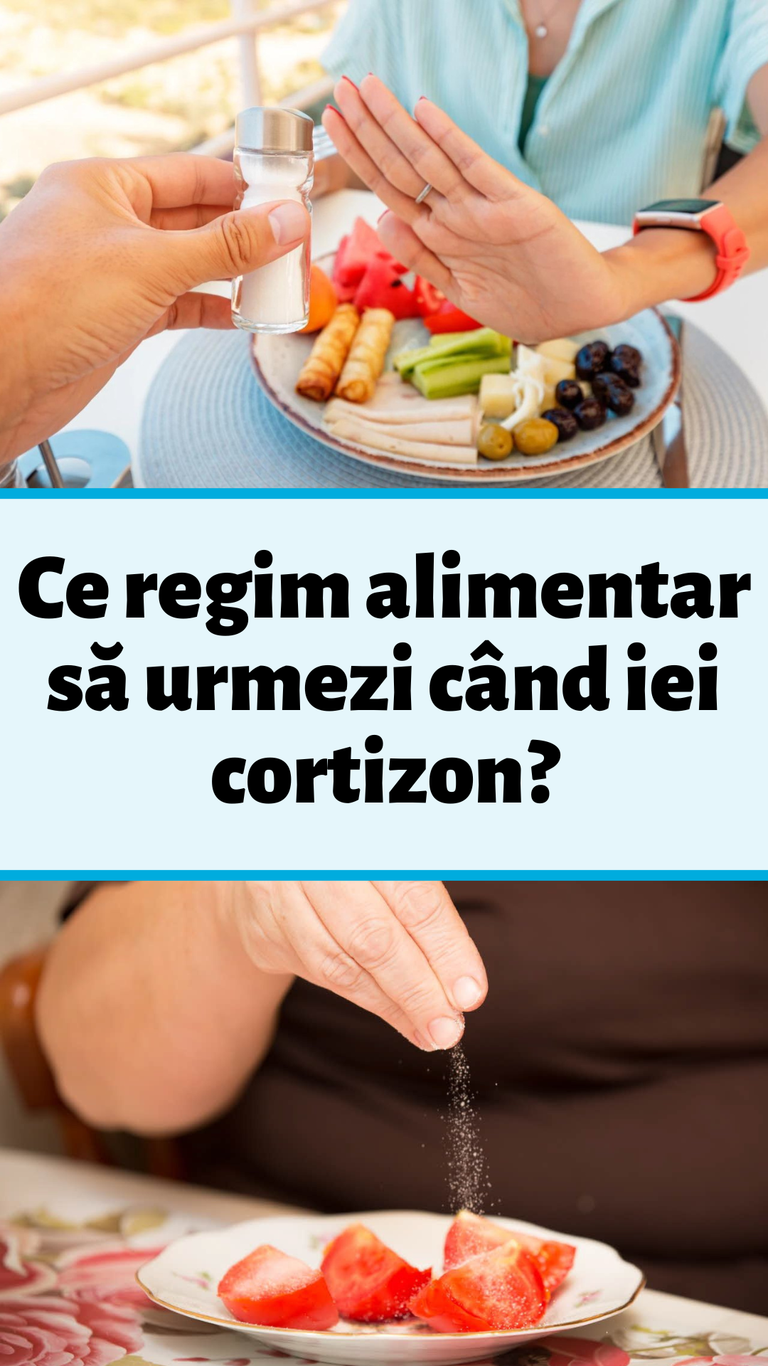 Ce regim alimentar să urmezi când iei cortizon?