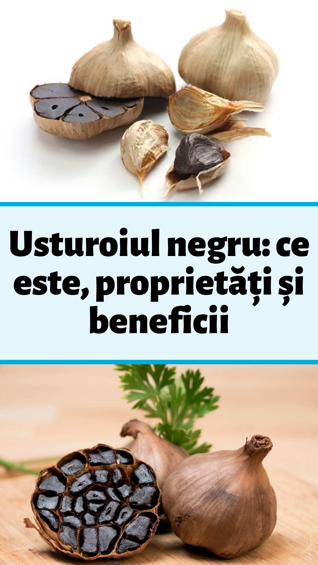 Usturoi negru: ce este, proprietăți și beneficii