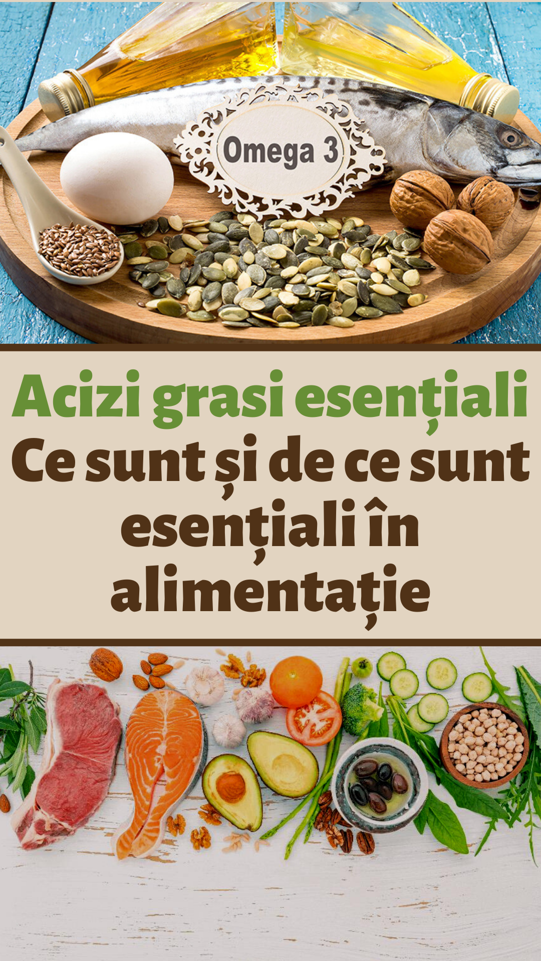 Acizi grasi esențiali: ce sunt și de ce sunt esențiali în alimentație